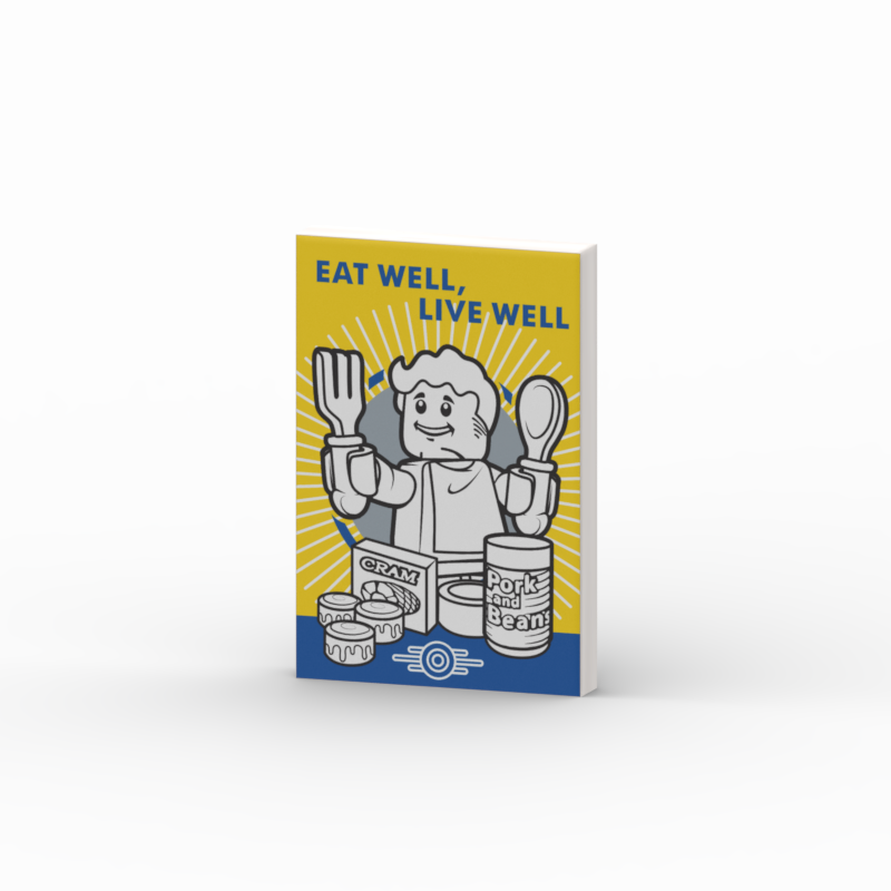 2x3 Poster - Eat Well, Live Well - 14