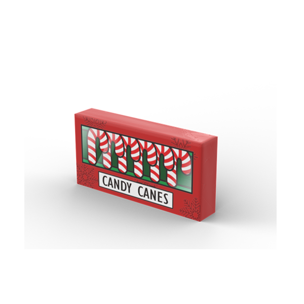 1 x 2 - Candy Cane Box
