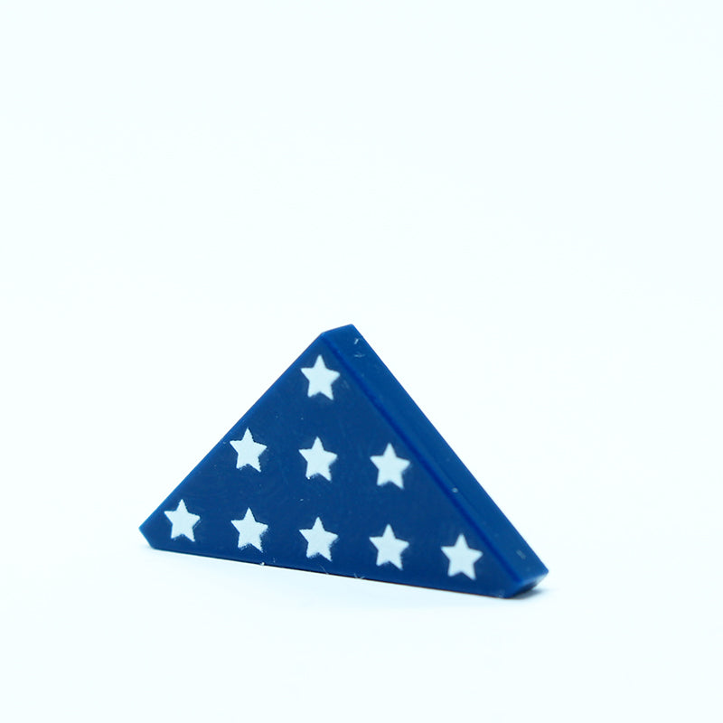 Us Flag Folded Triangle