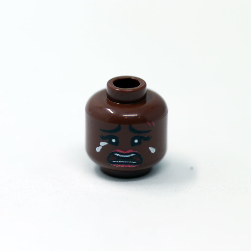 Lego Scared Black Man LEGO® Mini Pop Mini Doll Head